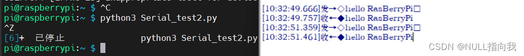 树莓派4B学习笔记7：(Python)_TTL串口收发数据__树莓派 ttl-CSDN博客