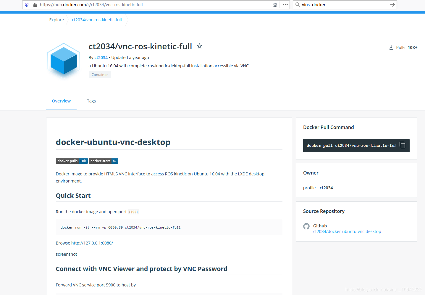 两个已有的不错的ROS+VNC环境的Docker_ros+vnc+docker-CSDN博客