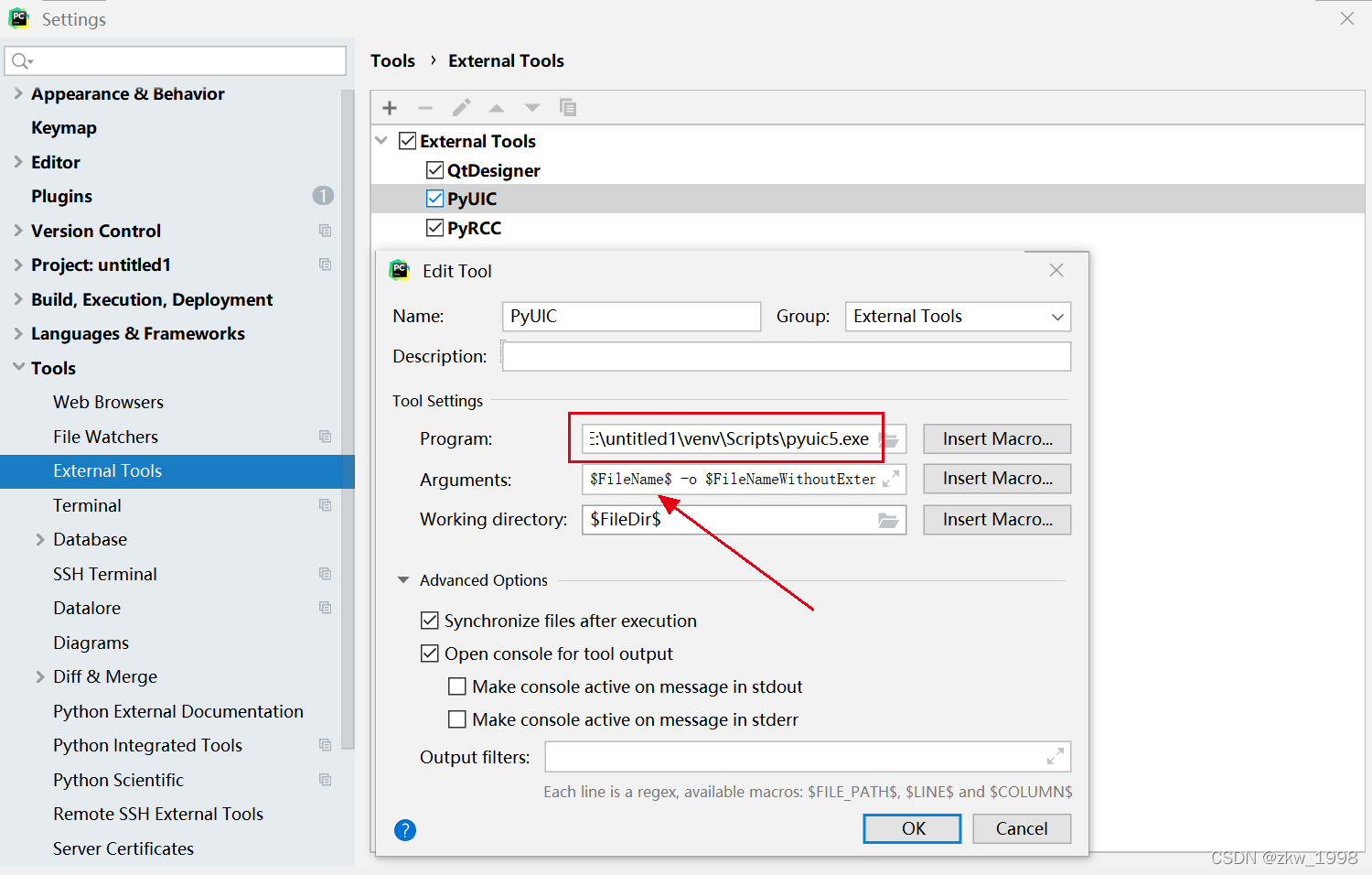 Pycharm-Error while finding module specification for ‘PyQt5.uic.pyuic ...