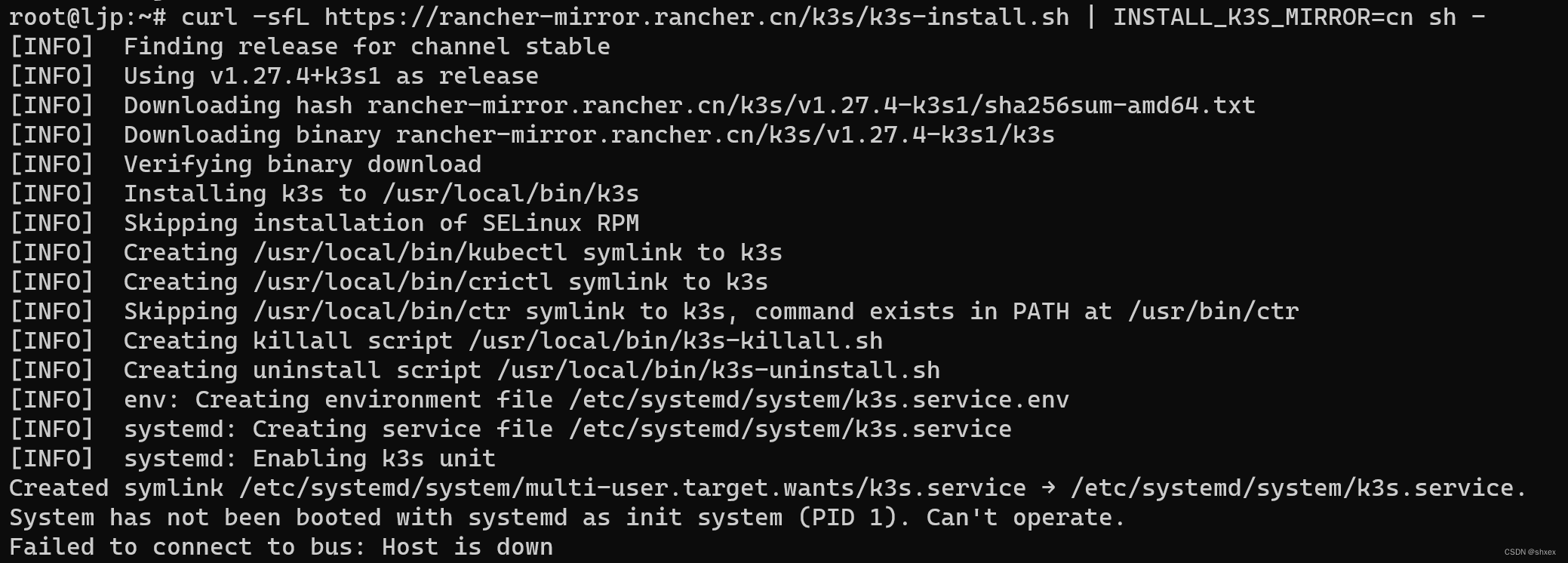 K3s 搭建使用k3s Agent 无法启动 Csdn博客