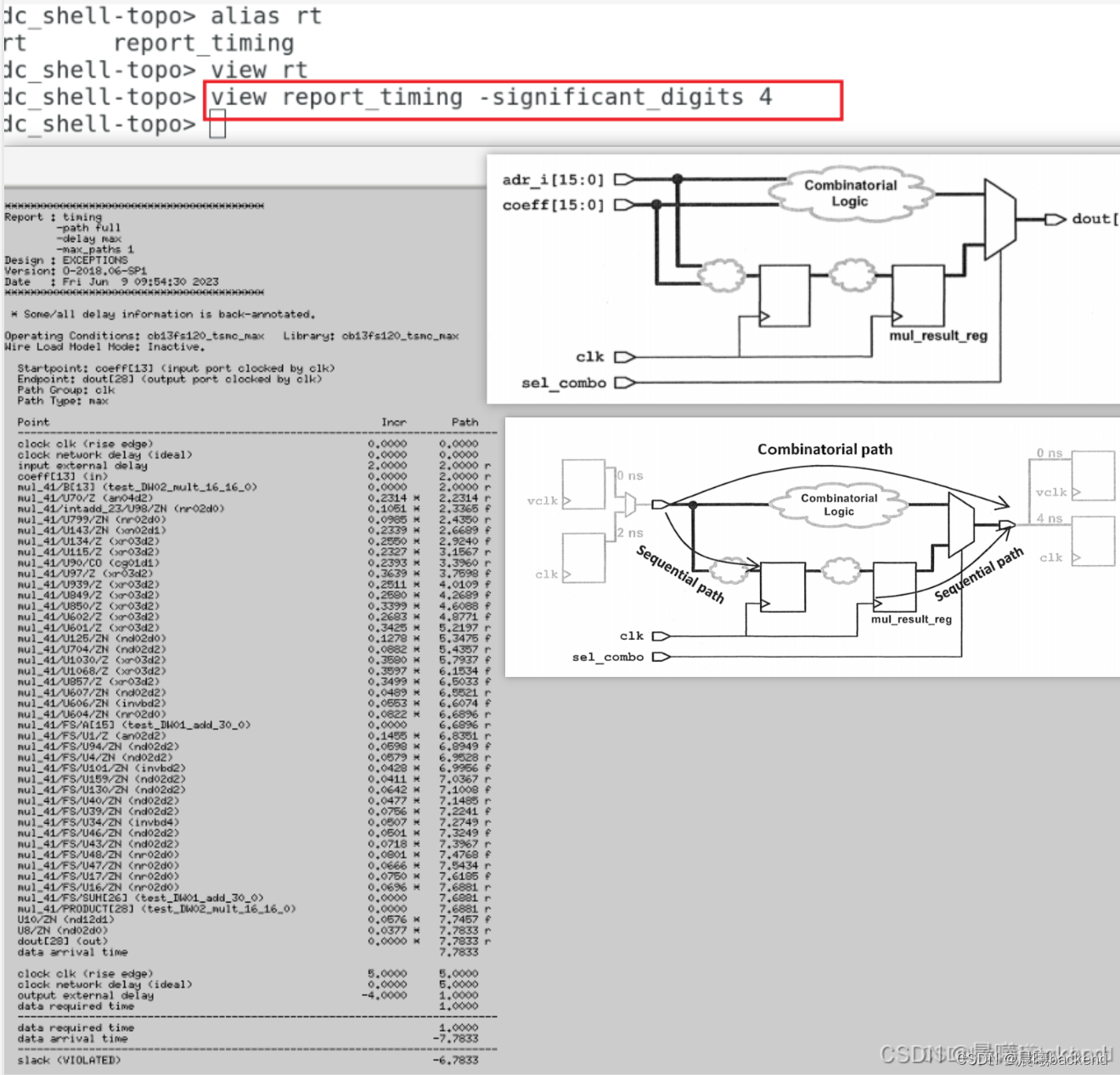 DC LAB8 & SDC约束 & 四种时序路径分析_in2reg timing report-CSDN博客