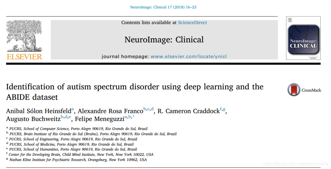1 2018-Identification of autism spectrum disorder using deep learning ...