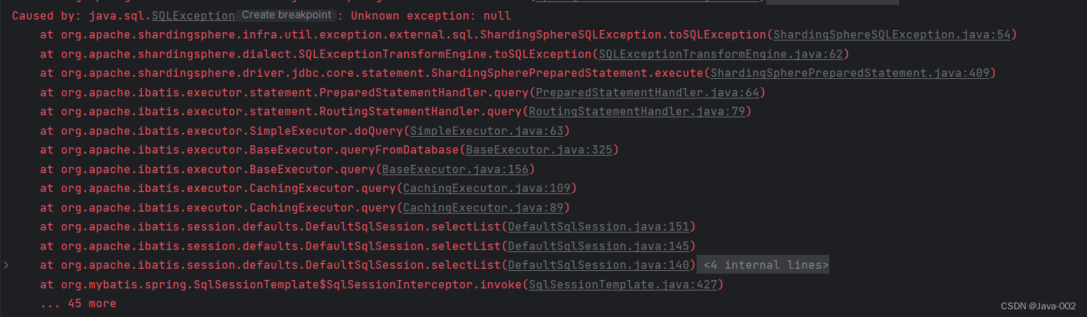 Shardingjdbc实现classbased自定义分片算法数据库报unknown Exception Nullclassbasedshardingalgorithm Csdn博客