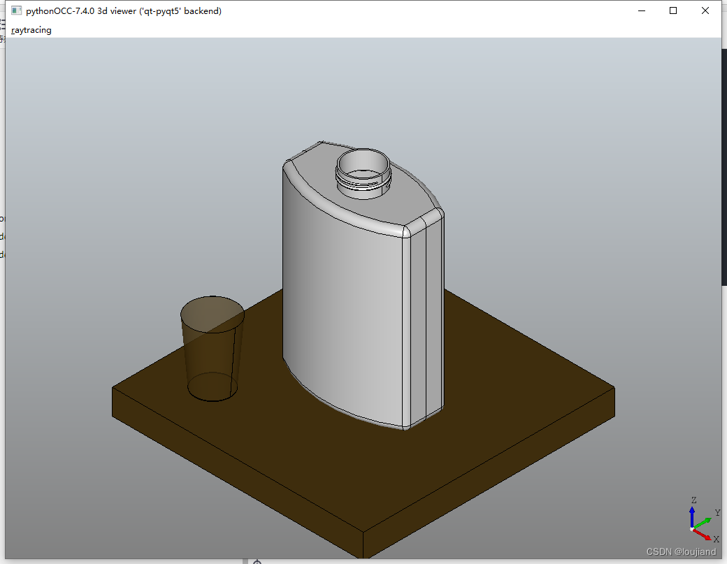 第二章：Pythonocc官方demo 案例21（光线追踪）_occ中ray-trace-CSDN博客