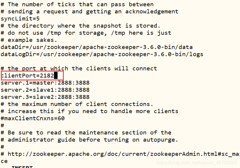 Zookeeper启动失败，提示：java.net.BindException: Address already in use 加图解超级容易理解_管理中心启动失败. 管理中心端口 2181 ...