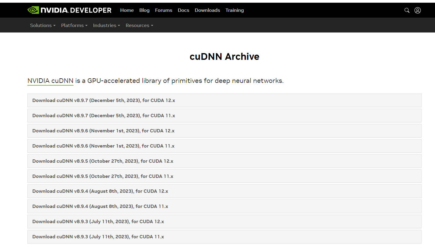 4060显卡+LLaMA-Factory微调LLM环境准备——（二）安装cudnn_4060 cuda cudnn-CSDN博客