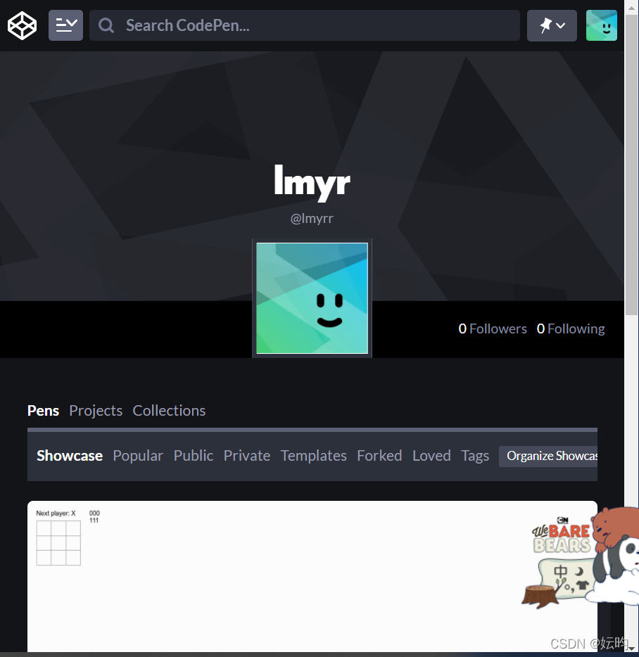 CodePen账户申请指南：入门井字棋项目-CSDN博客