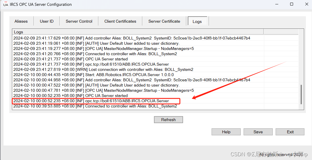 ABB机器人和 PC端的 OPC UA 通信(全干货)_基于opc ua的abb工业机器人通信测试-CSDN博客