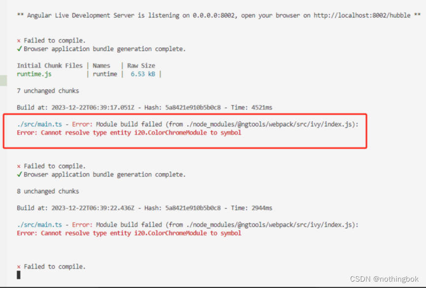 Module build failed(Angular构建报错)_module build failed: undefined ^ expected selector-CSDN博客