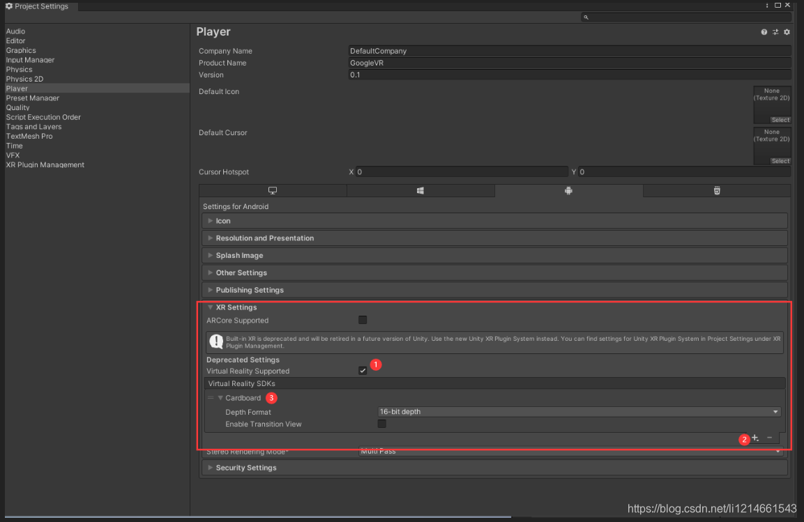 Unity GoogleVR Cardboard 开发_gvr sdk for unity集成包下载-CSDN博客