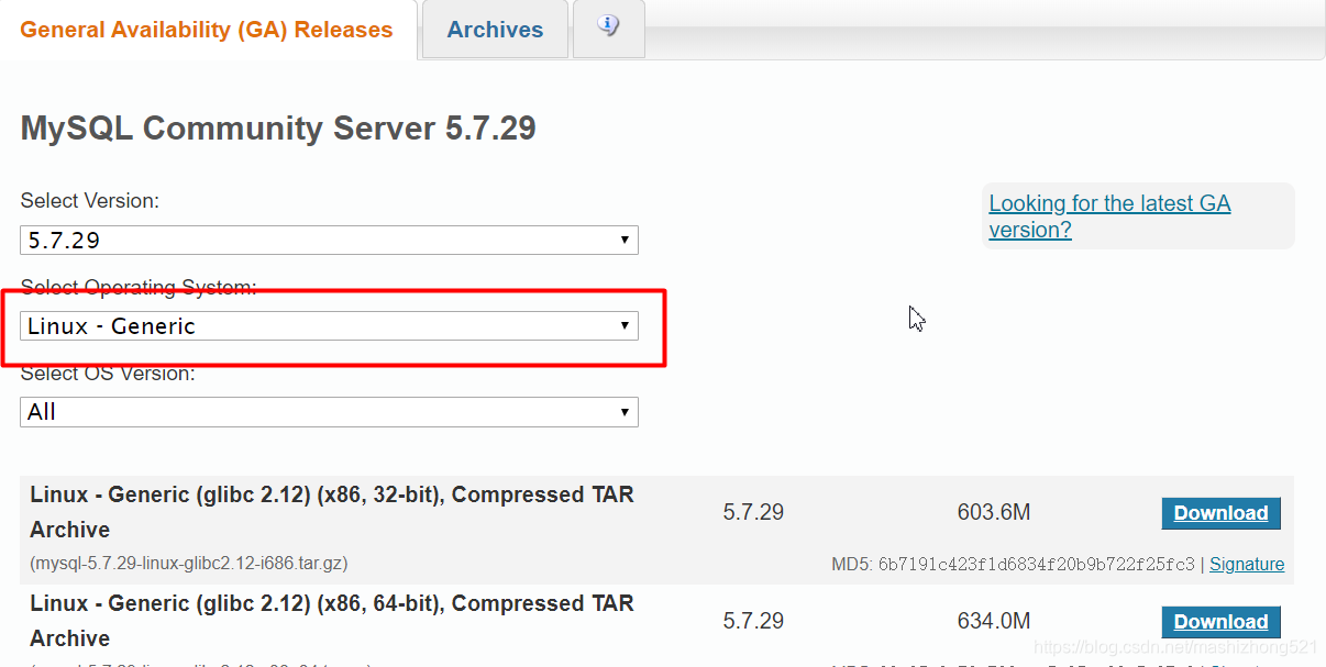 linux(centos7)安装mysql5.7.29_linux服务器mysql5.7.29部署教程-CSDN博客