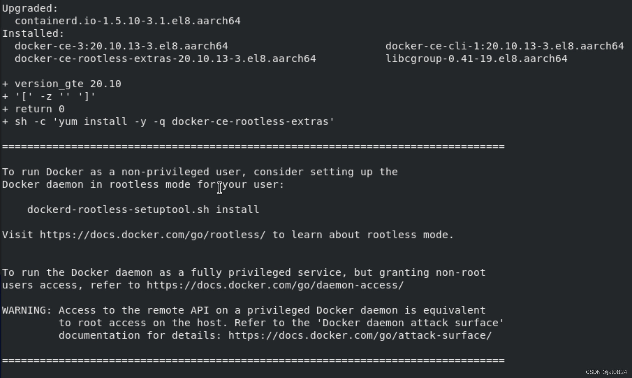 CentOS8-arm64版安装Docker_yum 离线安装 arrch64 docker-CSDN博客