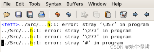 C/C++: “error: stray ‘\357’ in program“问题及其解决方法_stray357 in program怎么解决-CSDN博客