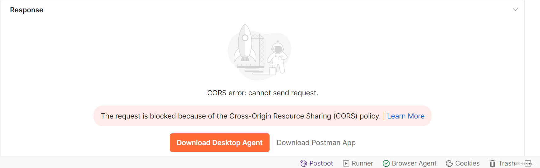 postman CORS error: cannot send request.-CSDN博客