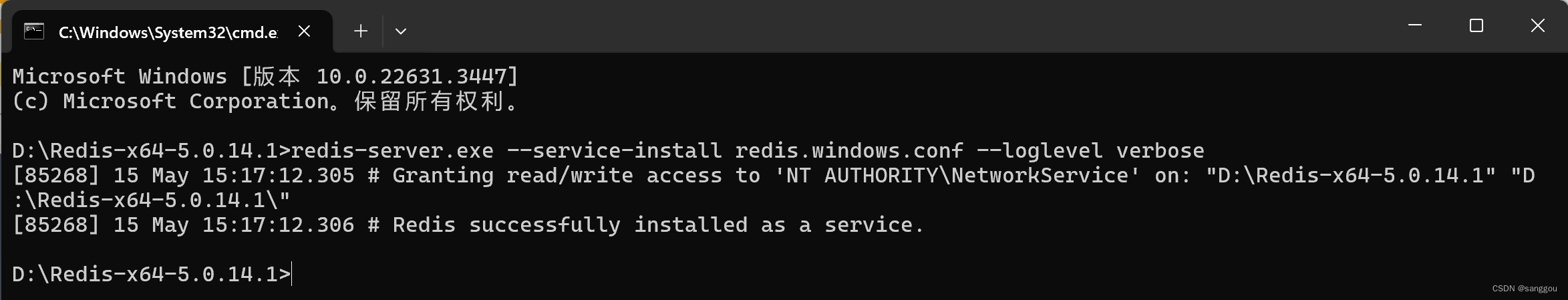 windows设置Redis服务后台自启动_windows redis后台启动-CSDN博客
