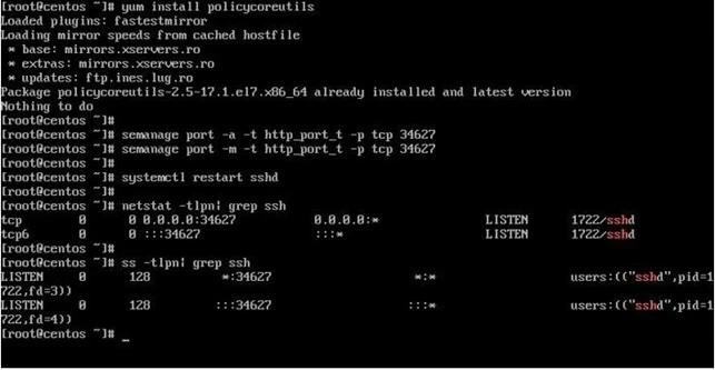 How to change SSH port on Centos 6, 7, and 8._change port ssh-CSDN博客