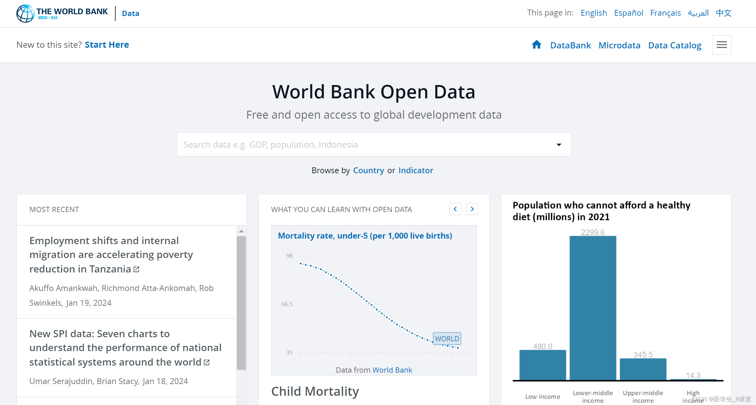 【医学SCI】宝藏网站_who global health observatory-CSDN博客