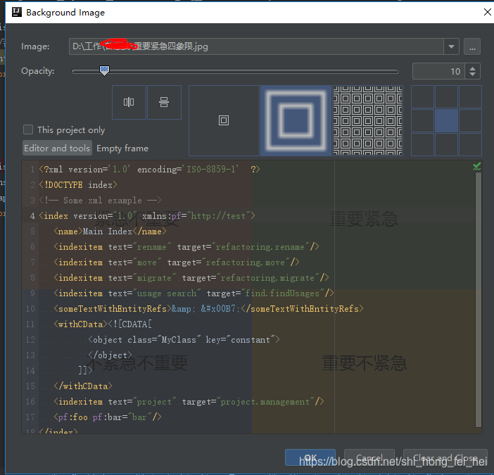 IDEA设置酷炫界面透明度-Background Image Plus插件_idea菜单栏透明-CSDN博客