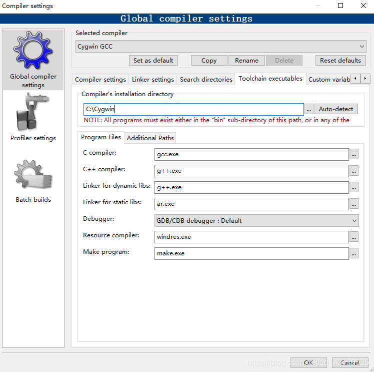 如何使用cygwin在windows下Linux编程_codeblocks cygwin64-CSDN博客