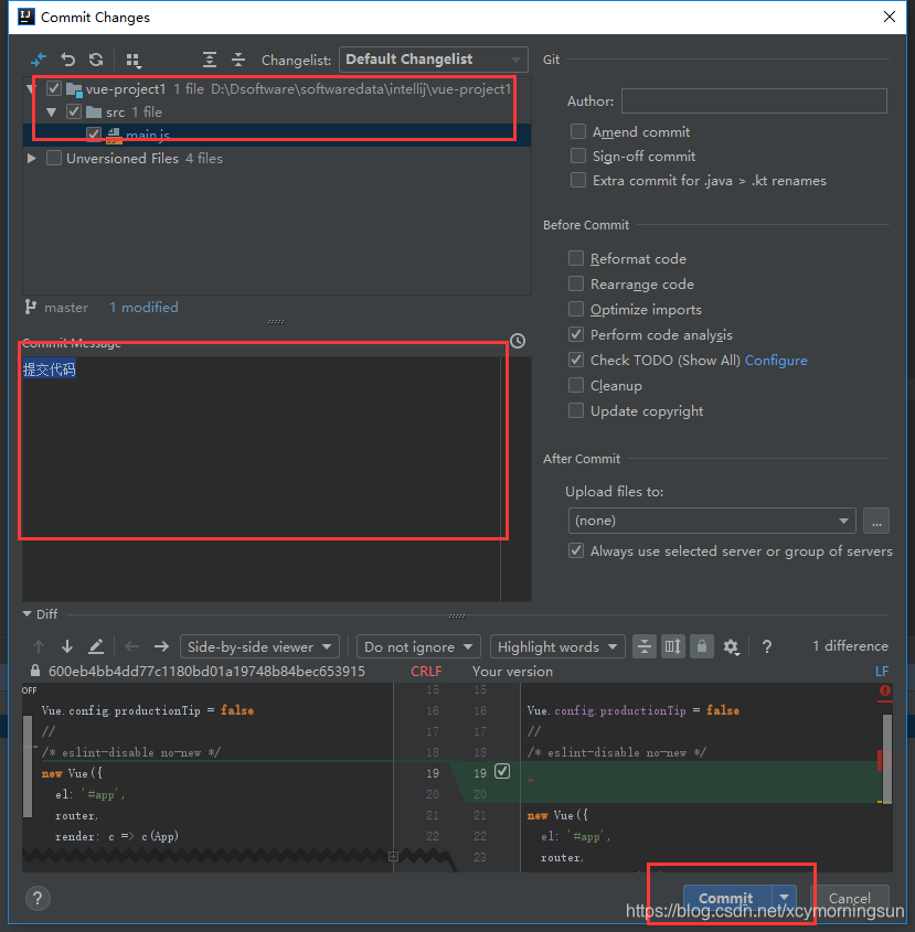 git——IntelliJ中配置使用git，码云管理项目_git bash 配置码云 idea-CSDN博客