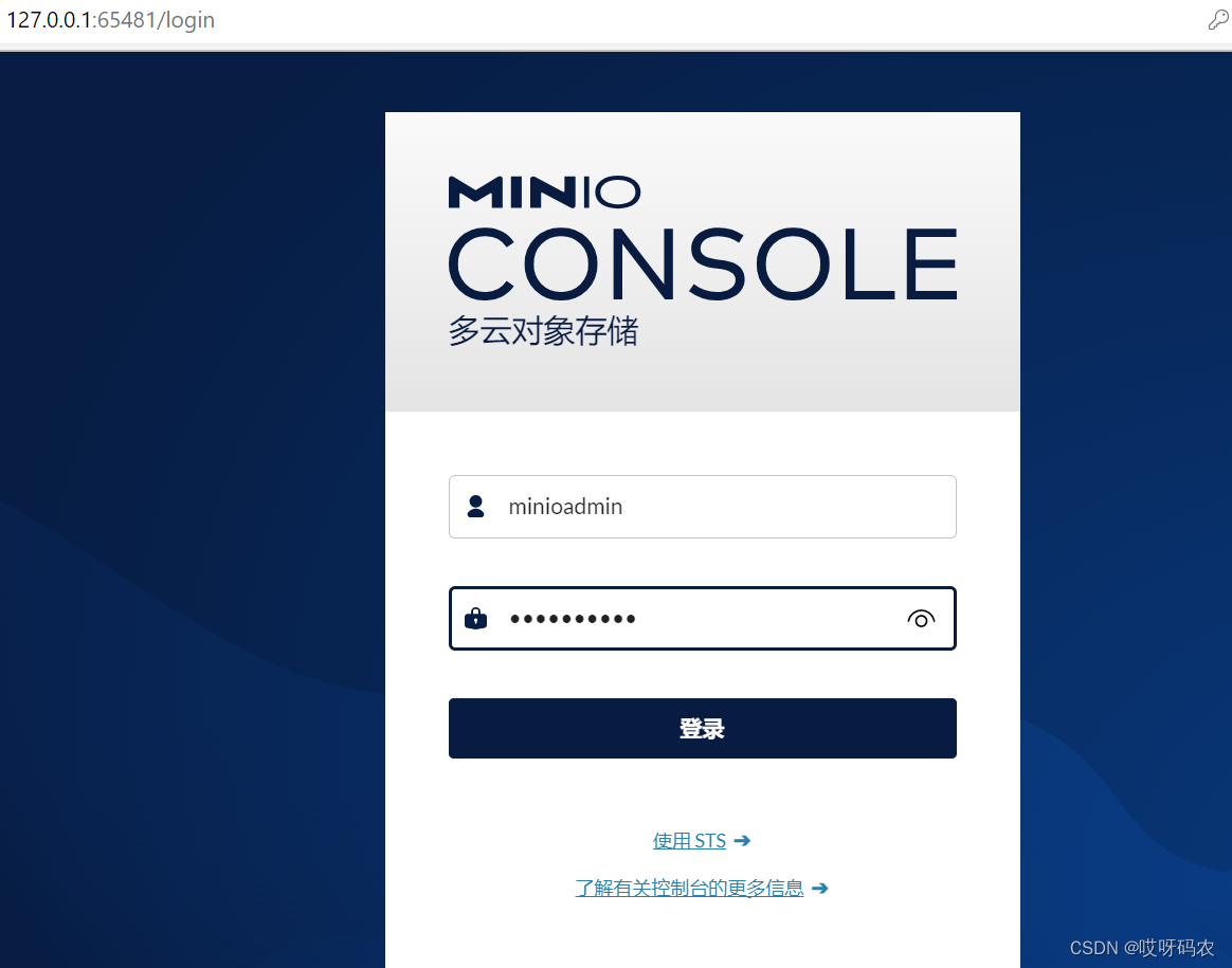 MinIo简单使用以及web应用_minio web-CSDN博客