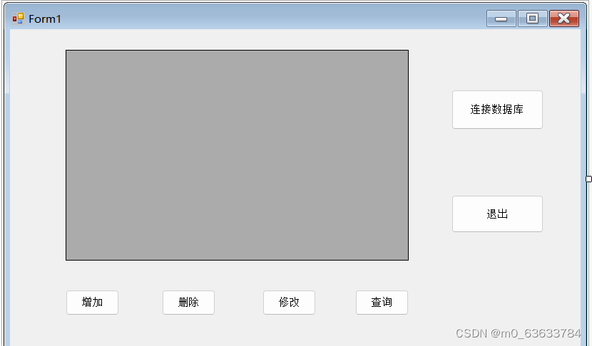 C#连接mysql，用dataGridView控件显示数据，实现基本的CRUD_c#datagridview连接mysql数据库-CSDN博客