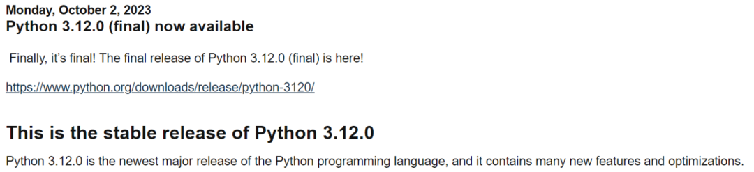 Python 3.12 正式发布了！_python3.12-CSDN博客
