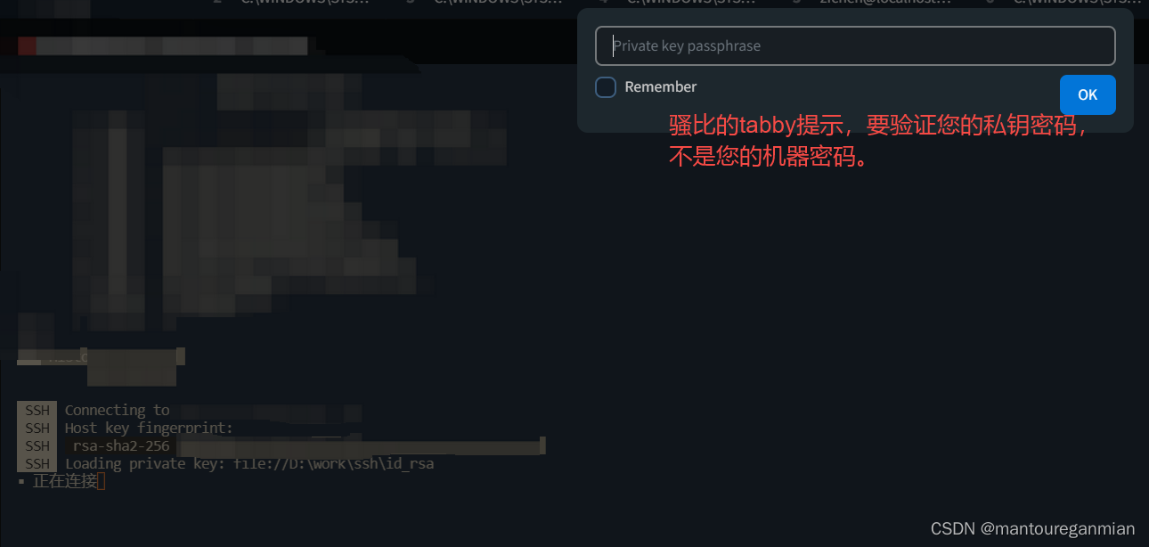 Tabby All configured authentication methods failed-CSDN博客