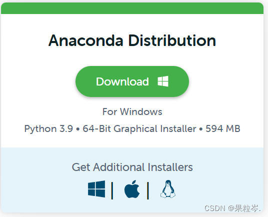 Anaconda下载（Windows系统）_anaconda prompt下载-CSDN博客