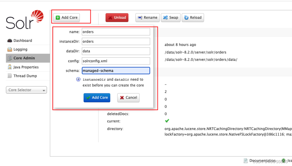 solr快速上手：创建核心/索引/core（四）_solr创建索引-CSDN博客