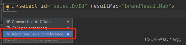 IDEA编写MyBatis的Mapper的SQL映射文件SQL代码补全_mybatis代码补齐-CSDN博客