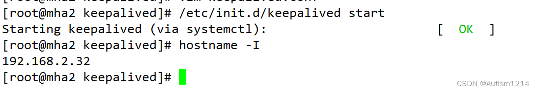 keepalived与mysql搭建VIP漂移-CSDN博客