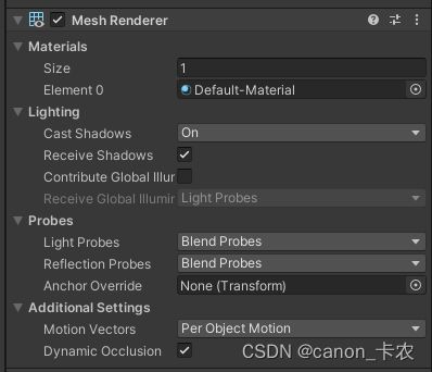 Unity Mesh、MeshFilter、MeshRenderer扫盲_mesh filter-CSDN博客