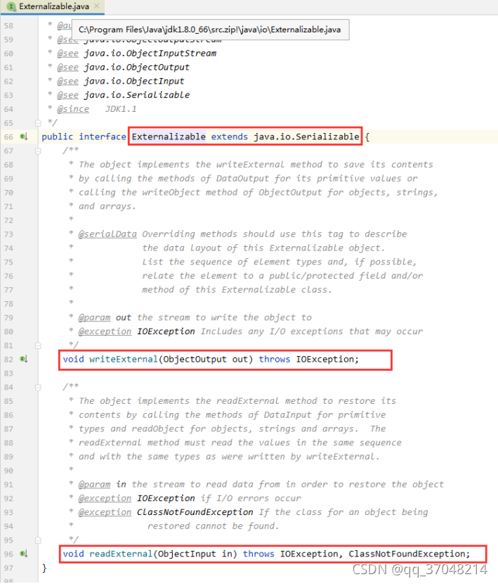 Java中的Externalizable接口-CSDN博客