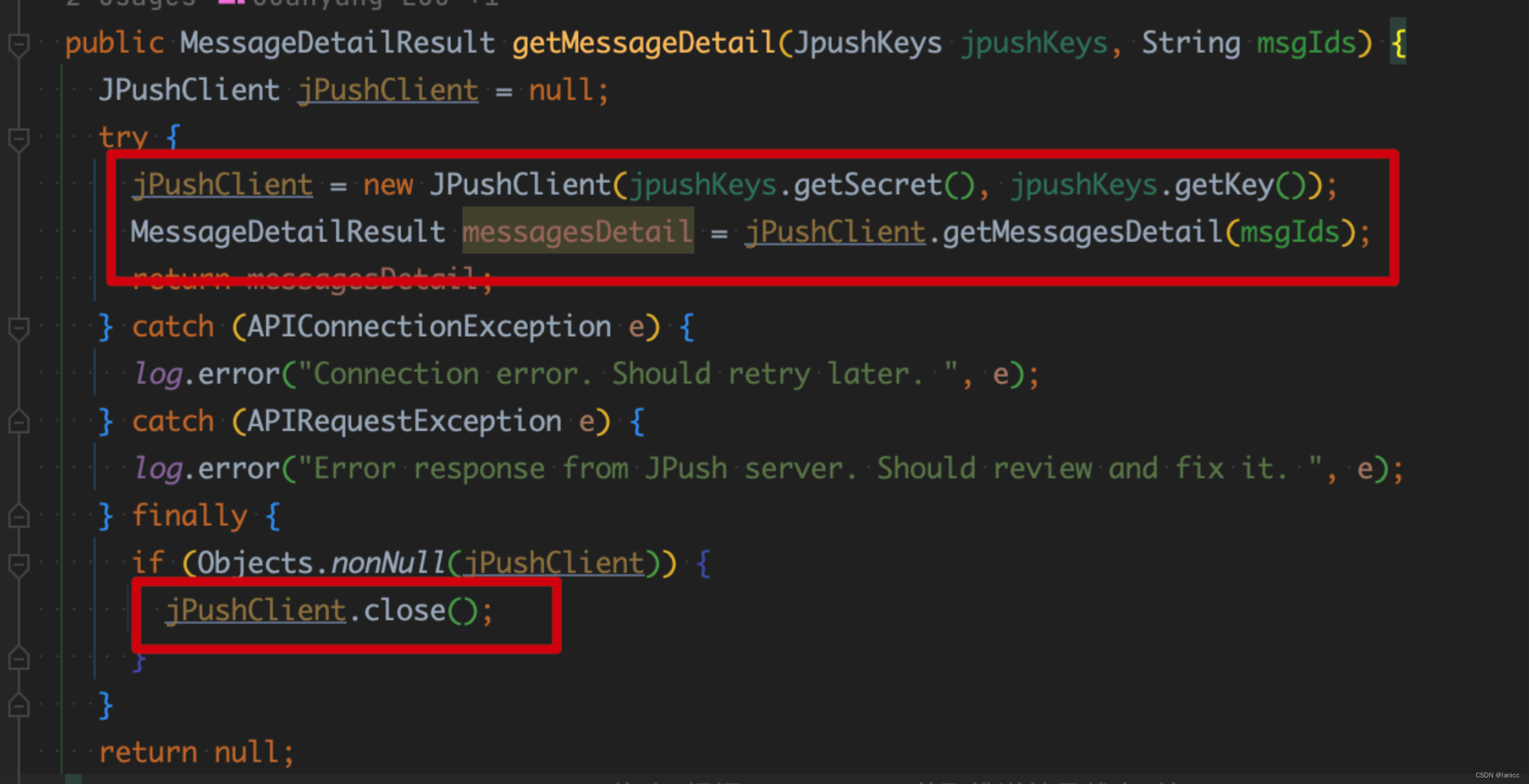 极光推送SDK引起的内存泄露排查_jpushclient 内存溢出-CSDN博客
