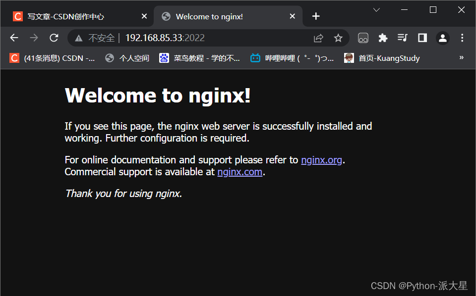 Docker进阶 部署nginx、部署Tomcat、部署ES+Kibana_nginx 配置es-CSDN博客