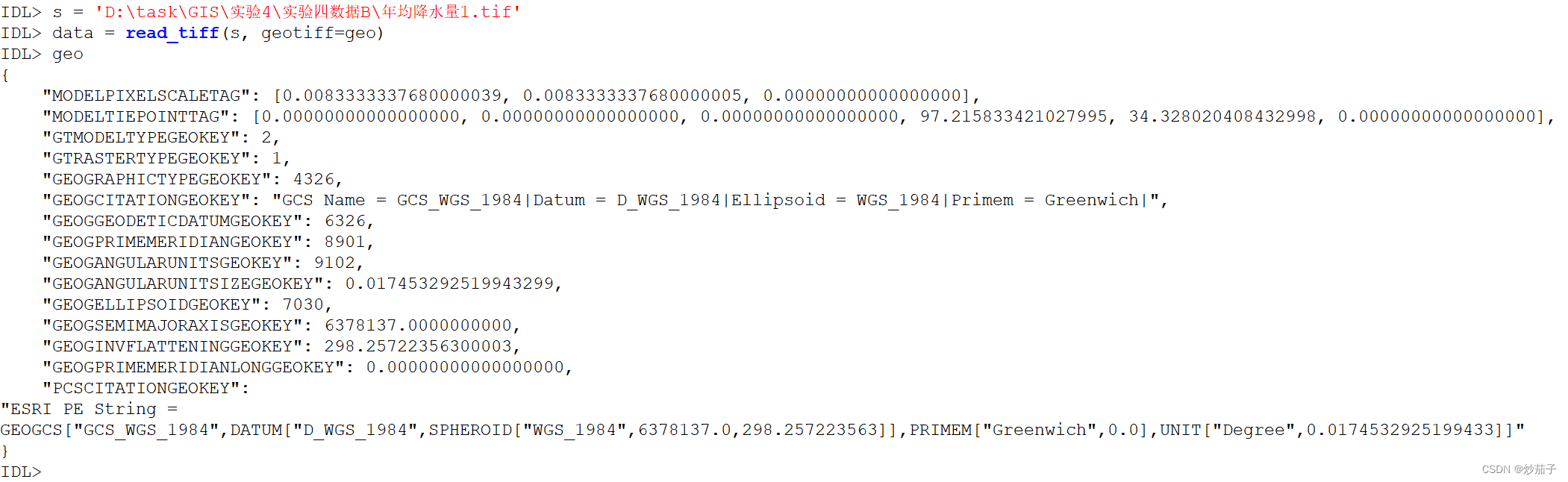ENVI_IDL：对于书写和创建GEOTIFF结构体?_modelpixelscaletag-CSDN博客