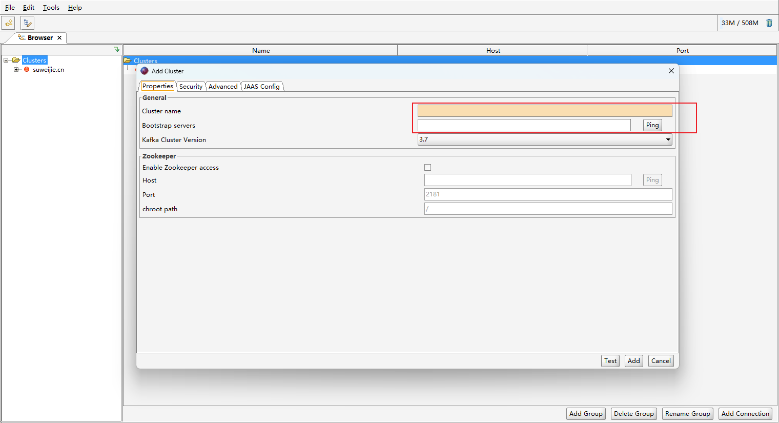 Offset Explorer 连接SASL PLAIN鉴权的Kafka_offset explorer sasl plaintext-CSDN博客