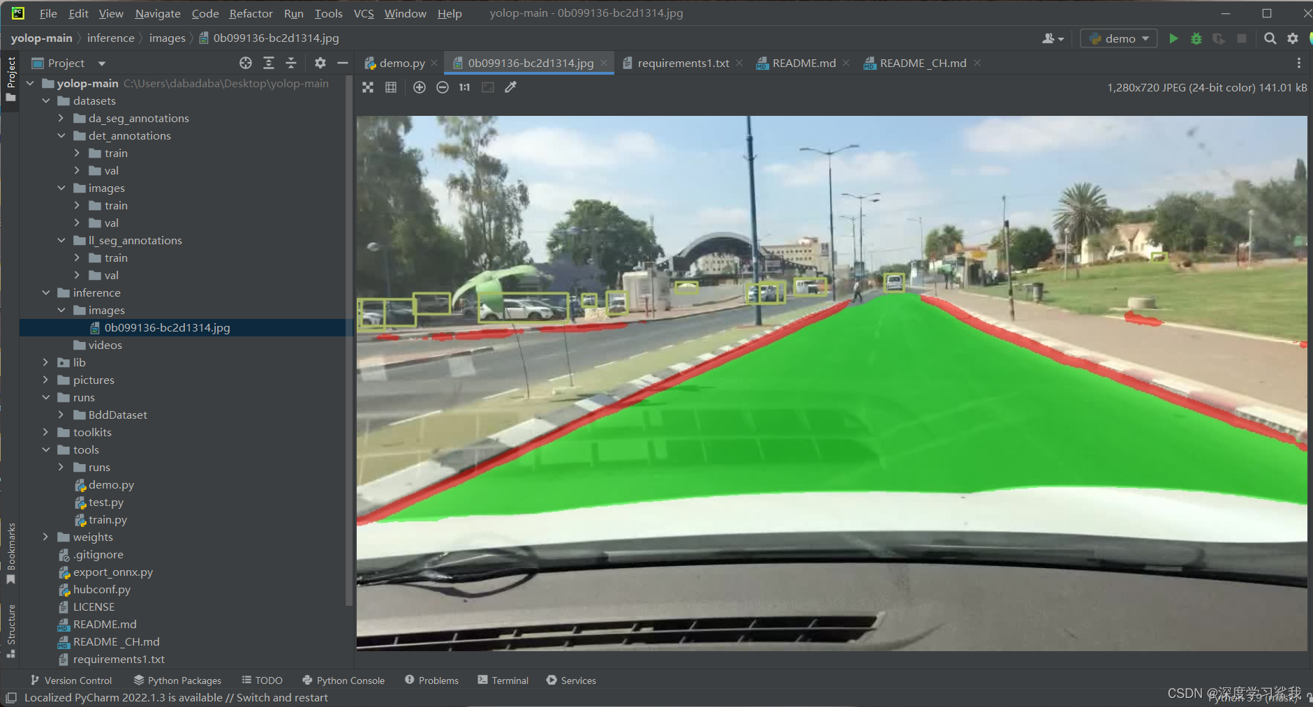 《点满舔狗相关技能以后，不知为何就转码了》之YOLOP,YOLOPV2推理入门教学-CSDN博客