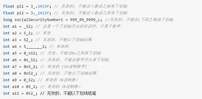 Java10中的数值字面量与下划线用法,-CSDN博客