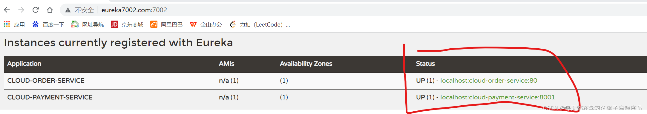 eureka四：服务注册进集群_eureka curl 注册服务集群模式检查-CSDN博客