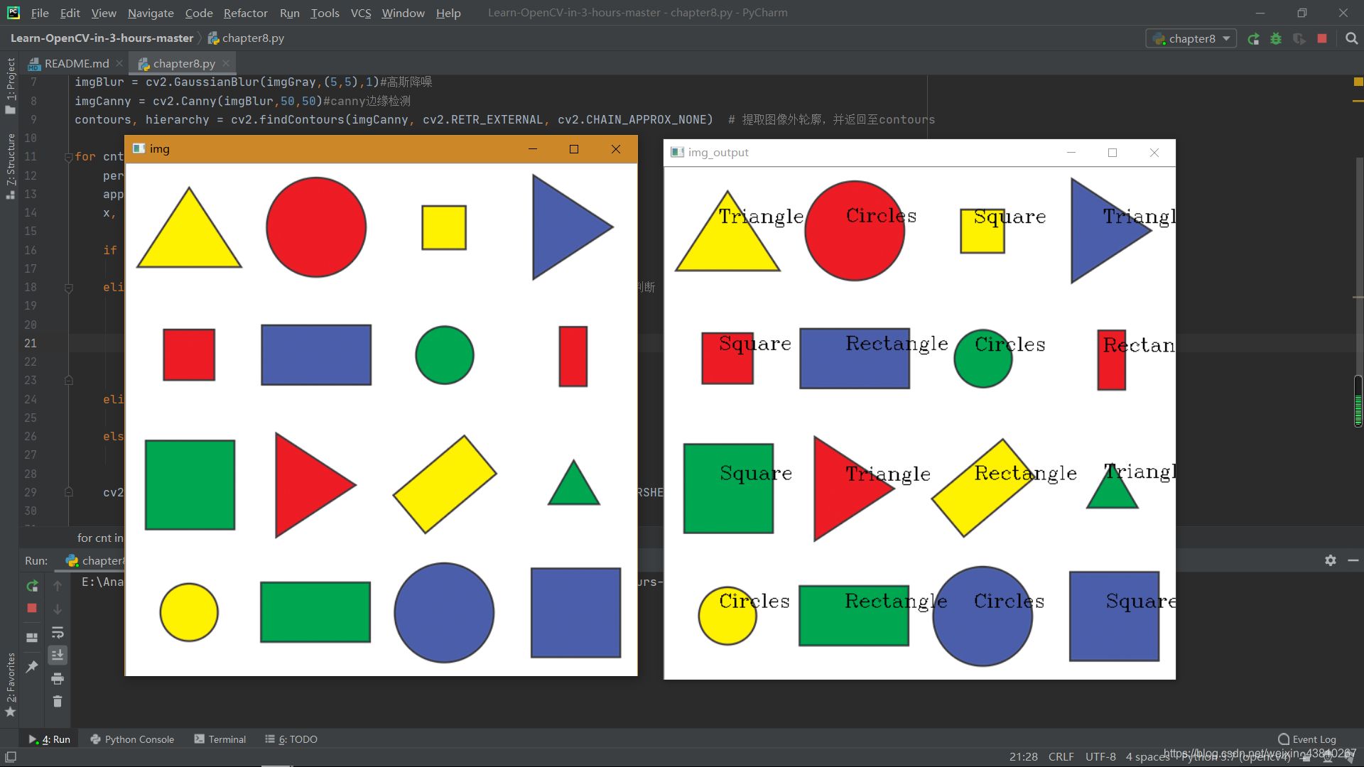 opencv-python 小白笔记（8）_cv2.boxpoints-CSDN博客