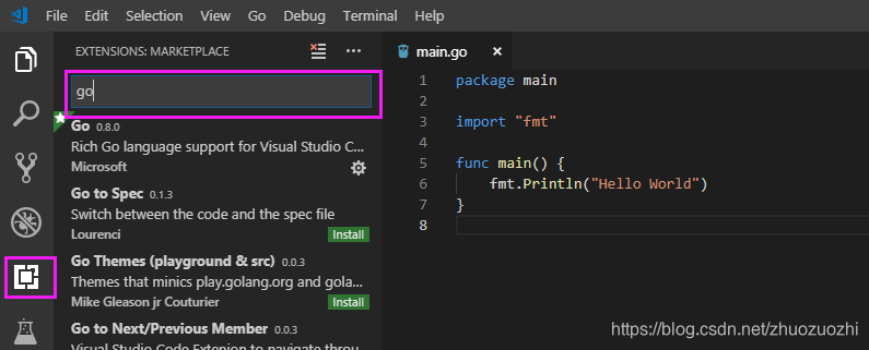 vscode安装go环境（附带所需要的包）_vscode 的go package-CSDN博客
