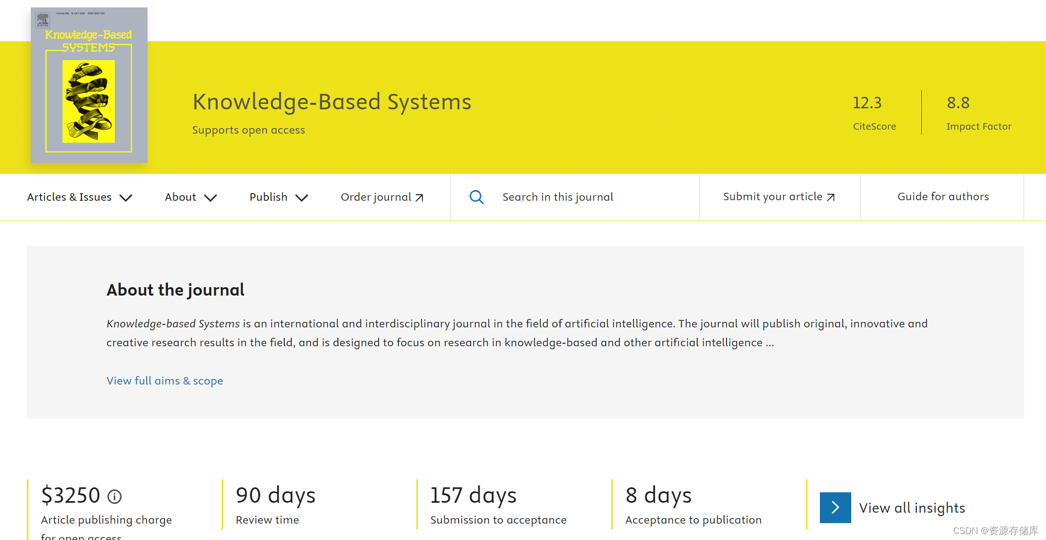 【期刊】【基于知识的系统】Knowledge-Based Systems-CSDN博客