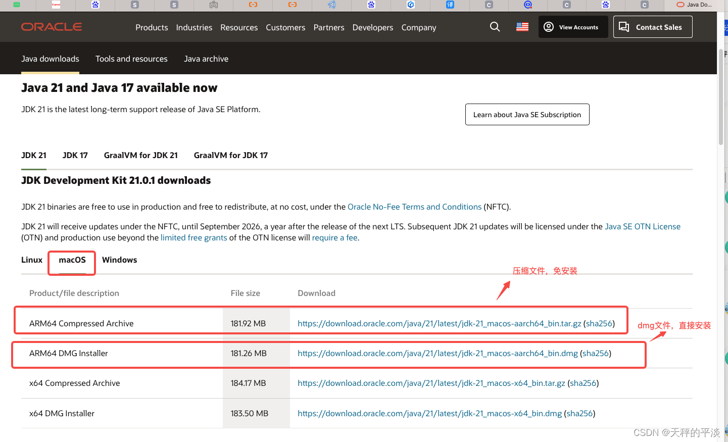 MAC安装java环境（新手-记录）_orecal官网-CSDN博客