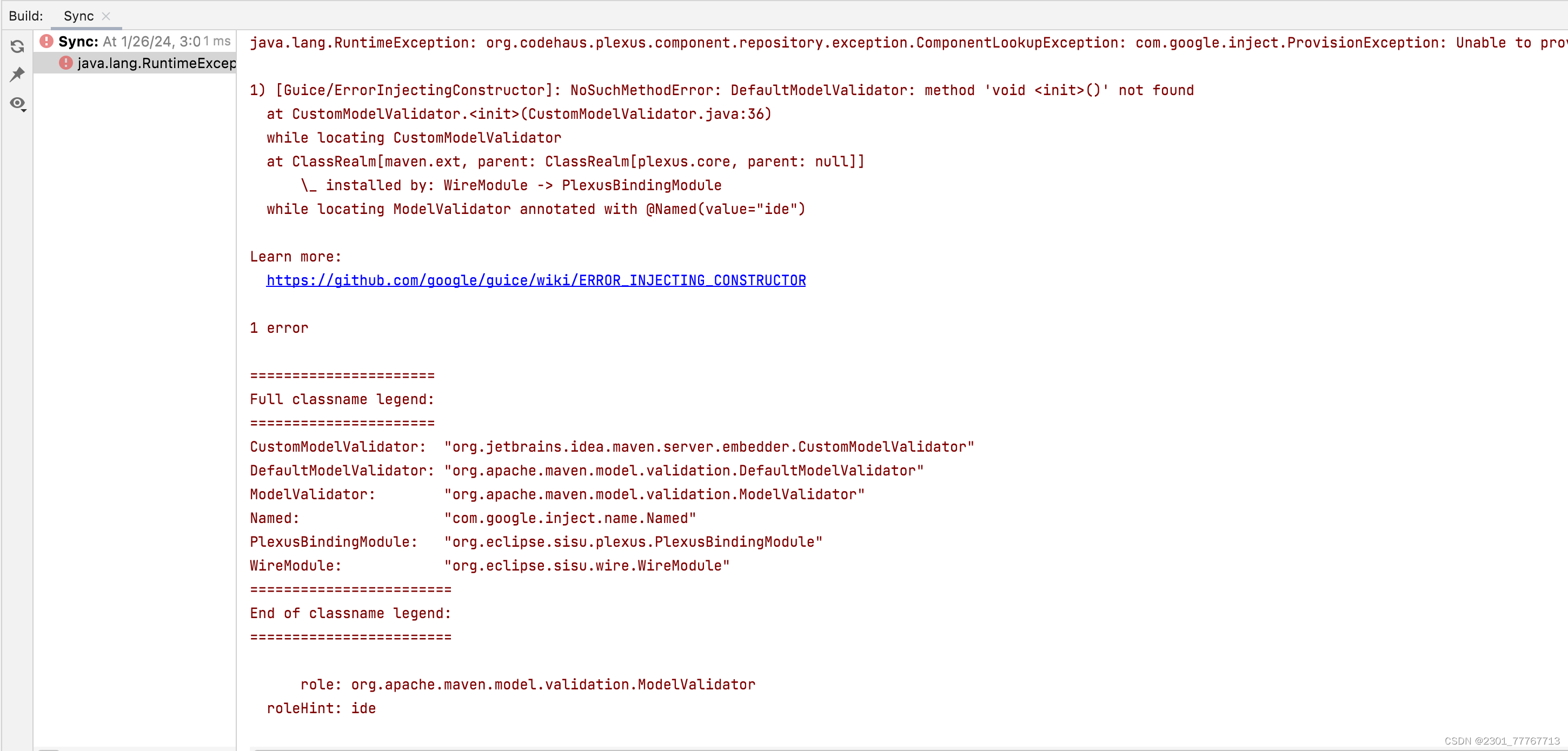maven新建项目,报错解决java.lang.RuntimeException: java.lang.RuntimeException: org.codehaus.plexus ...