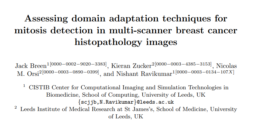 【论文解析】病理有丝分裂检测领域适应问题_midog 竞赛2021介绍-CSDN博客