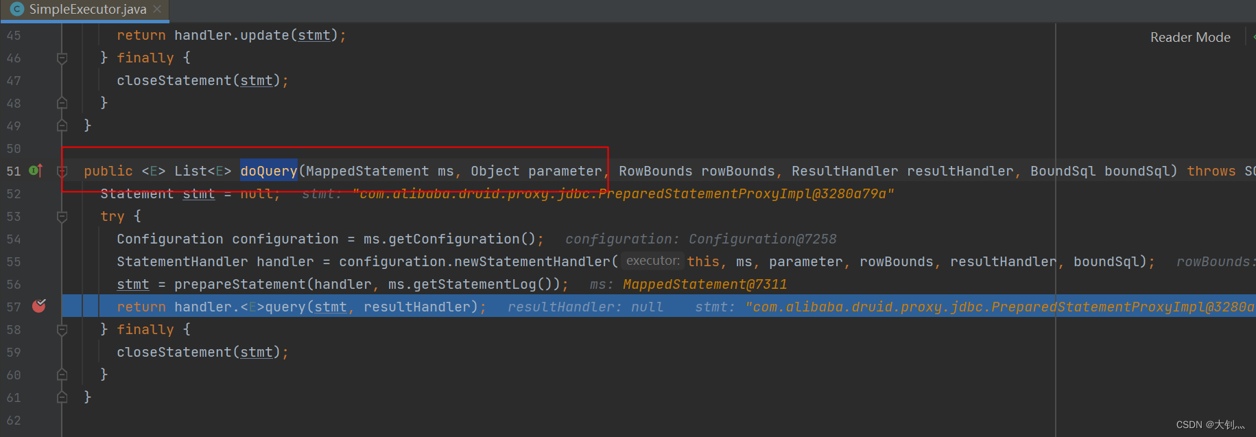 Mybatis 断点调试查看SQL最终执行语句以及参数值_mybits追踪最后执行的sql-CSDN博客