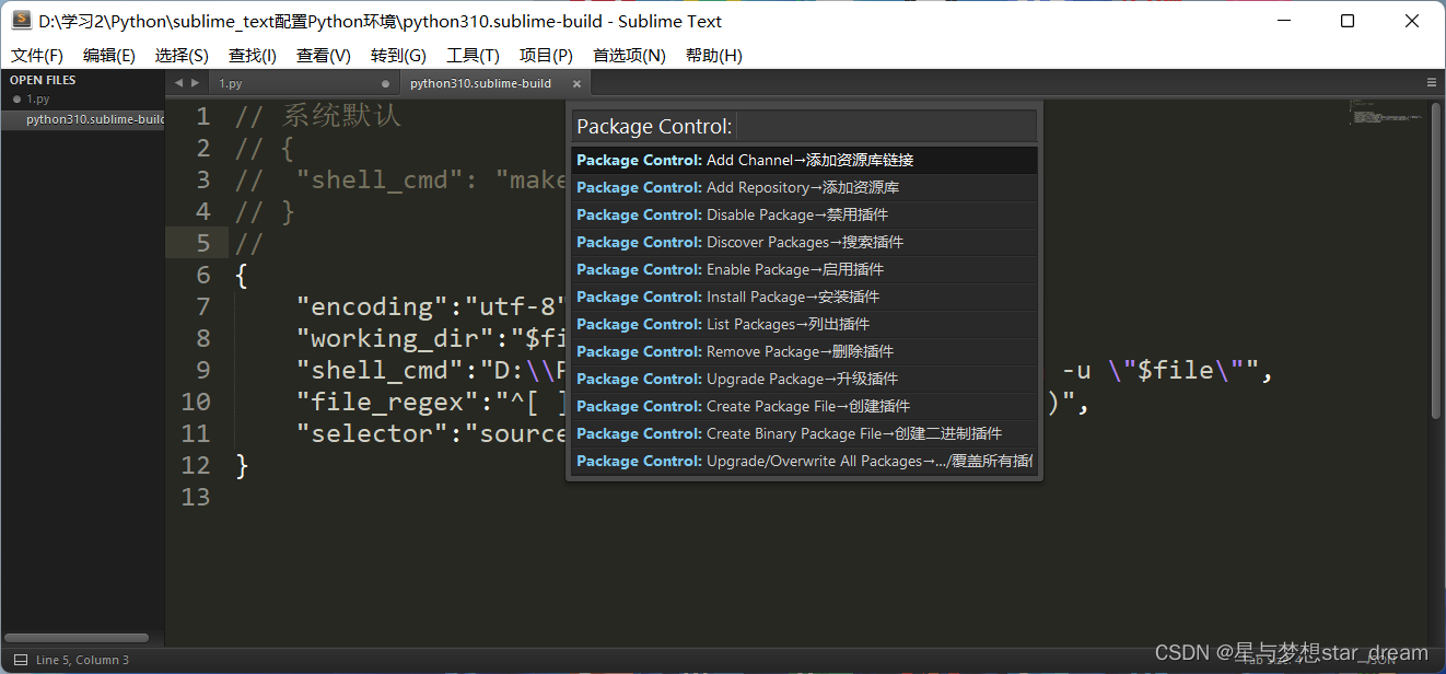sublime text3配置python的代码提示_sublime怎么设置代码提示-CSDN博客