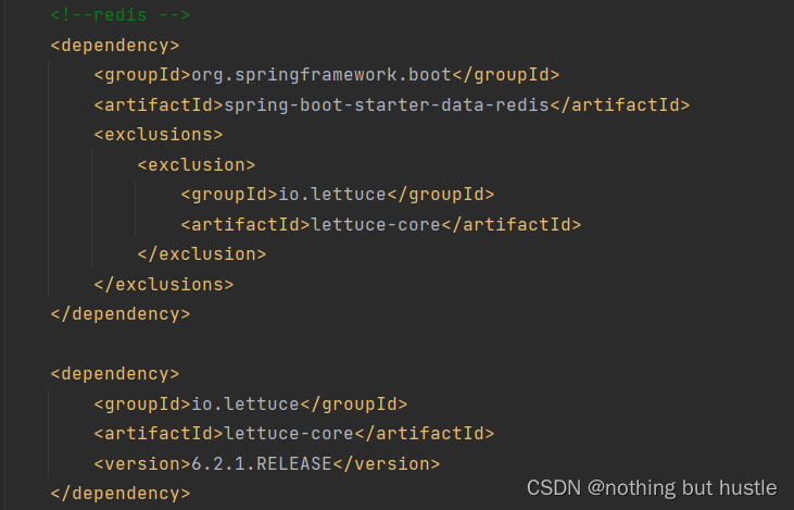 SpringBoot整合redis连接异常:org.springframework.data.redis.connection.PoolException:_nested exception ...
